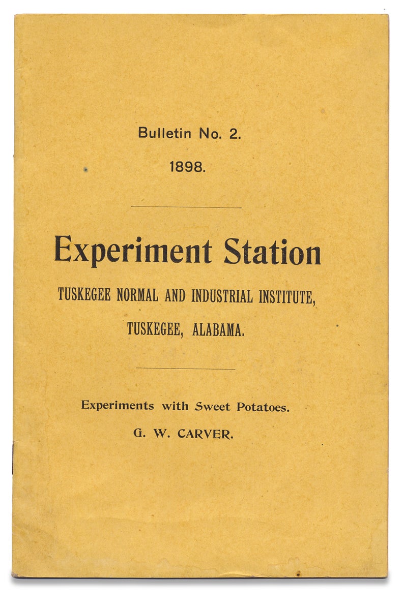 Bulletin No. 2. 1898. Experiment Station. Tuskegee Normal and ...